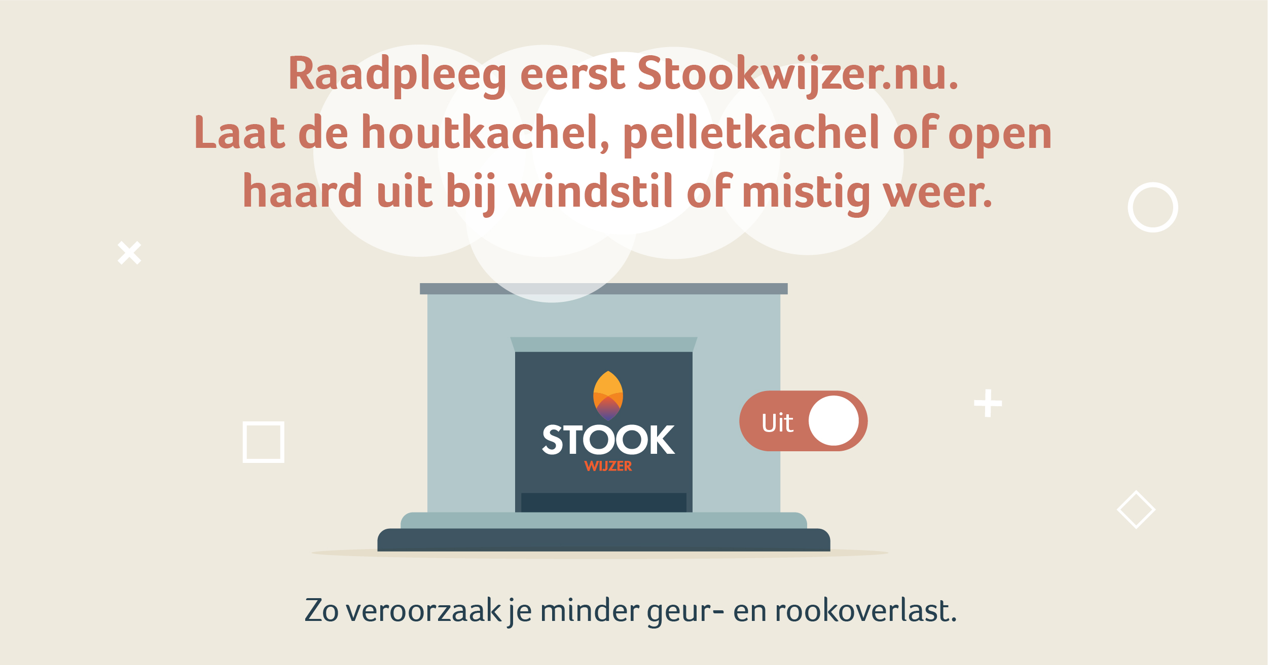 Wanneer houtvuur? Gebruik Stookwijzer en stookalert - Schone lucht akkoord